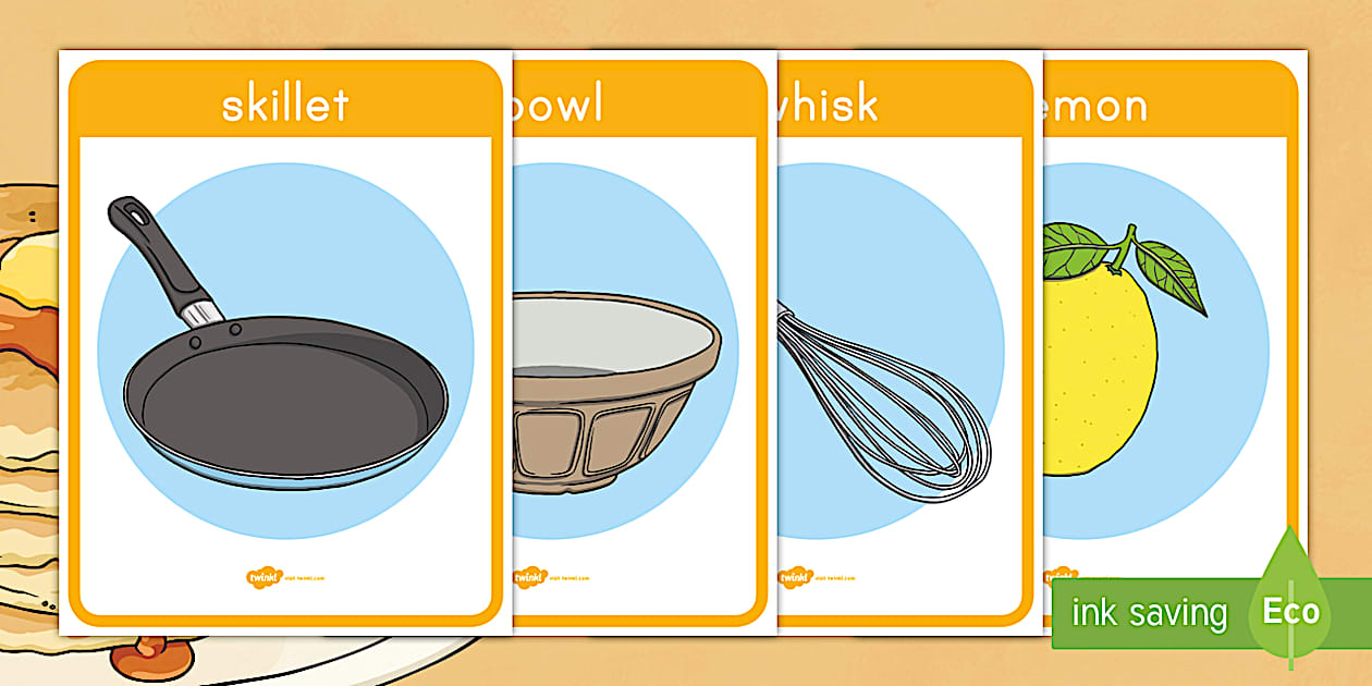 Pancake Day Recipe Posters (teacher made) - Twinkl