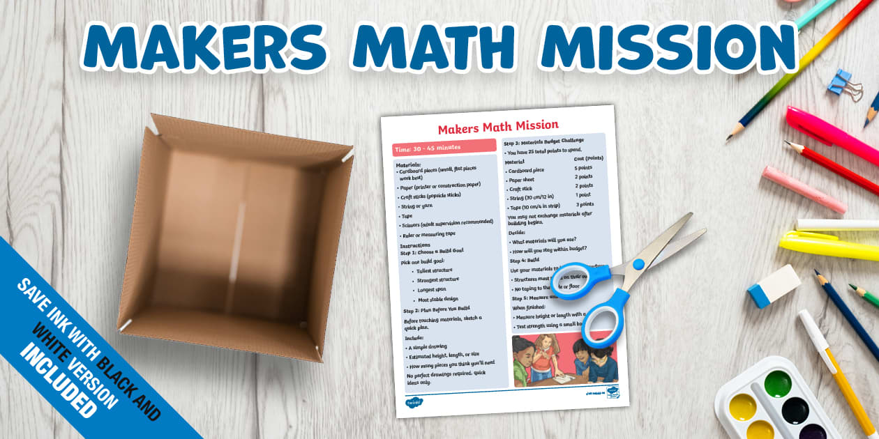 Movers & Makers: Makers Math Mission