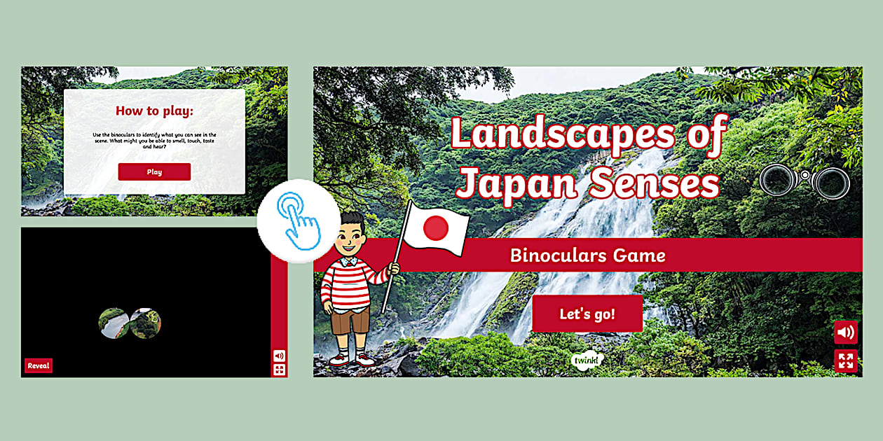 * NEW * Landscapes of Japan Senses Interactive Binoculars Game
