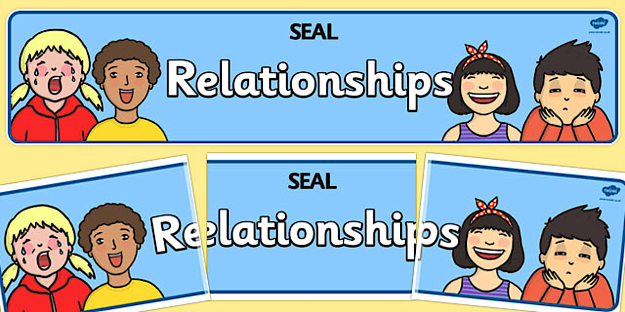 Relationships Display Banner (SEAL) (teacher made) - Twinkl