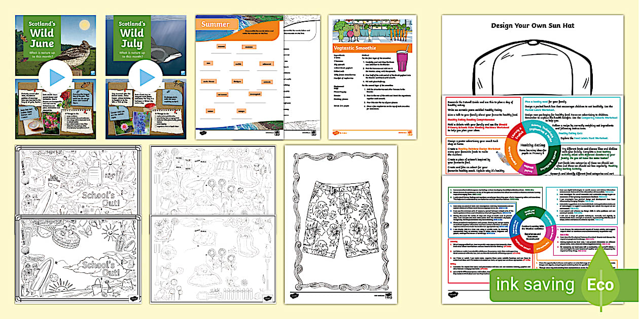 Ultimate Taster Pack for Summer Second Level (teacher made)