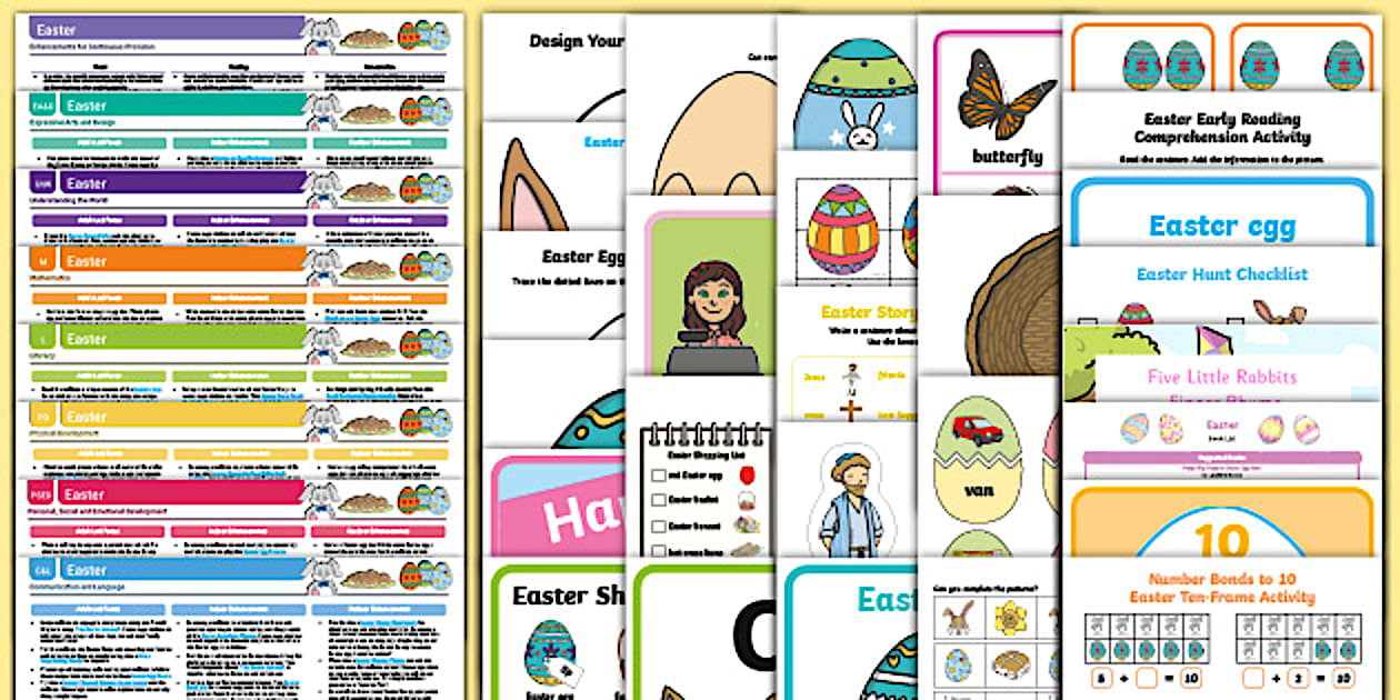 EYFS Easter Activity Planning and Continuous Provision Ideas and ...
