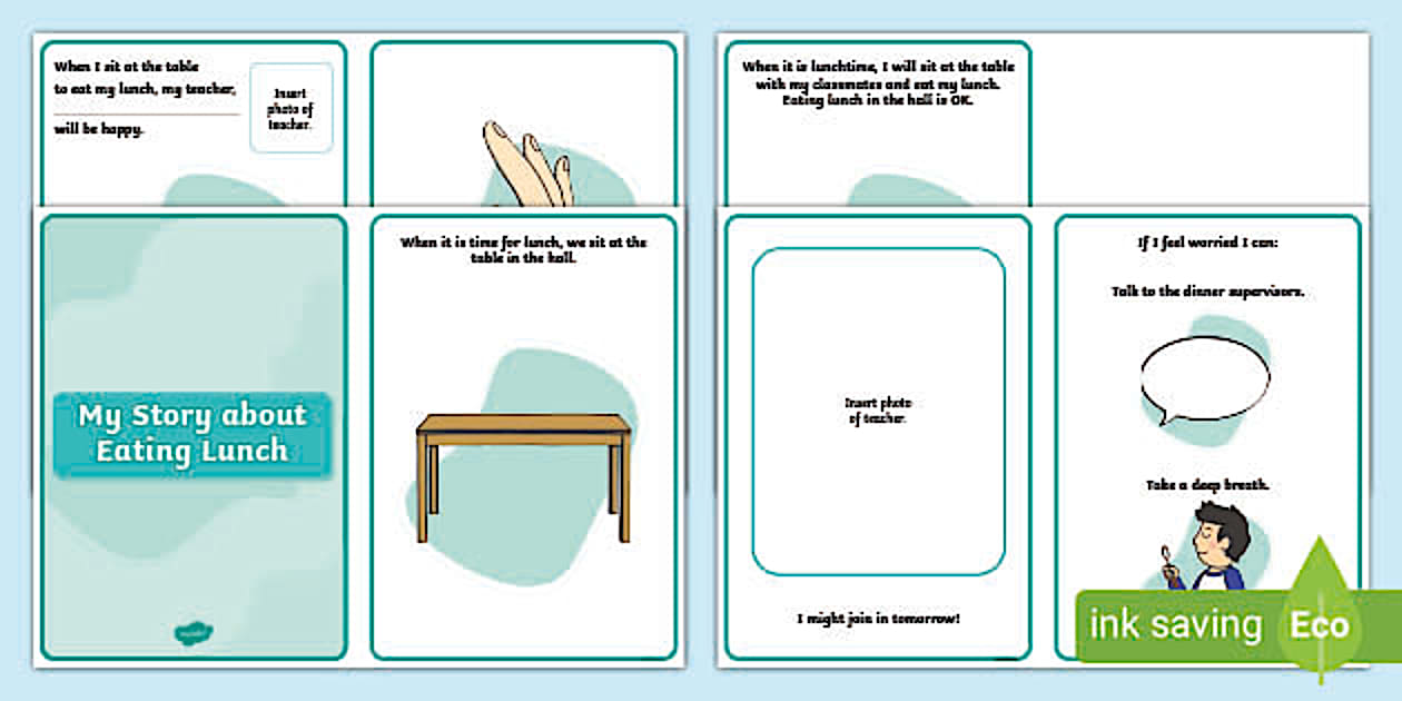 Eating In The Dining Hall Social Situation (teacher made)