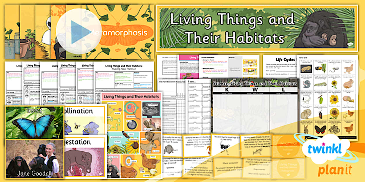 Science: Living Things and Their Habitats Year 5 Unit Pack