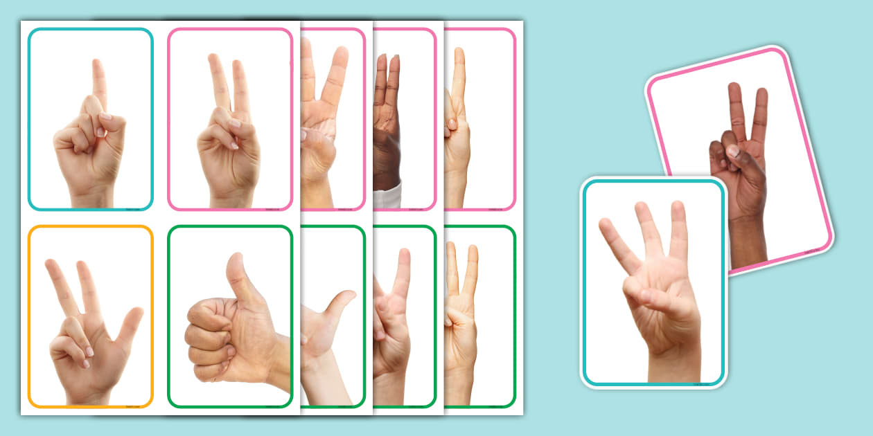 👉 Numbers to 3 on Fingers Photo Cards (teacher made)