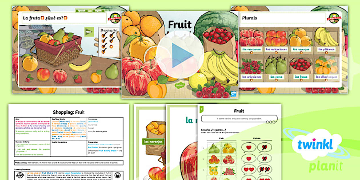 👉 PlanIt Year 4 Spanish Lesson: Do You Like Fruit?