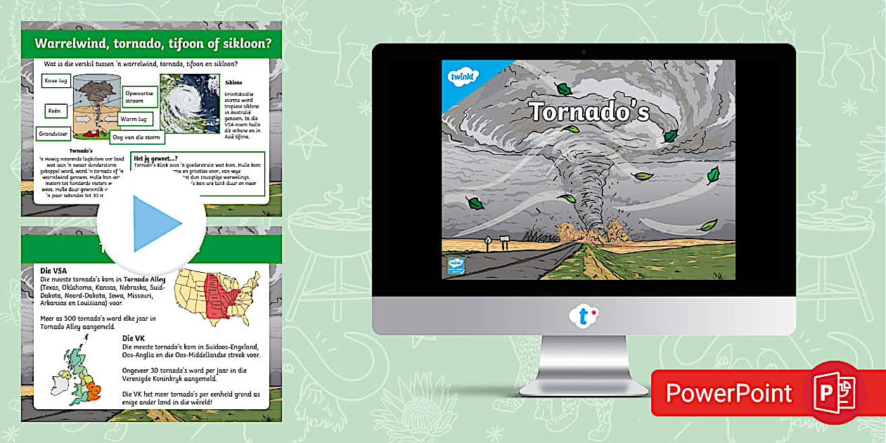 Natuurrampe Tornado's PowerPoint (teacher made) - Twinkl