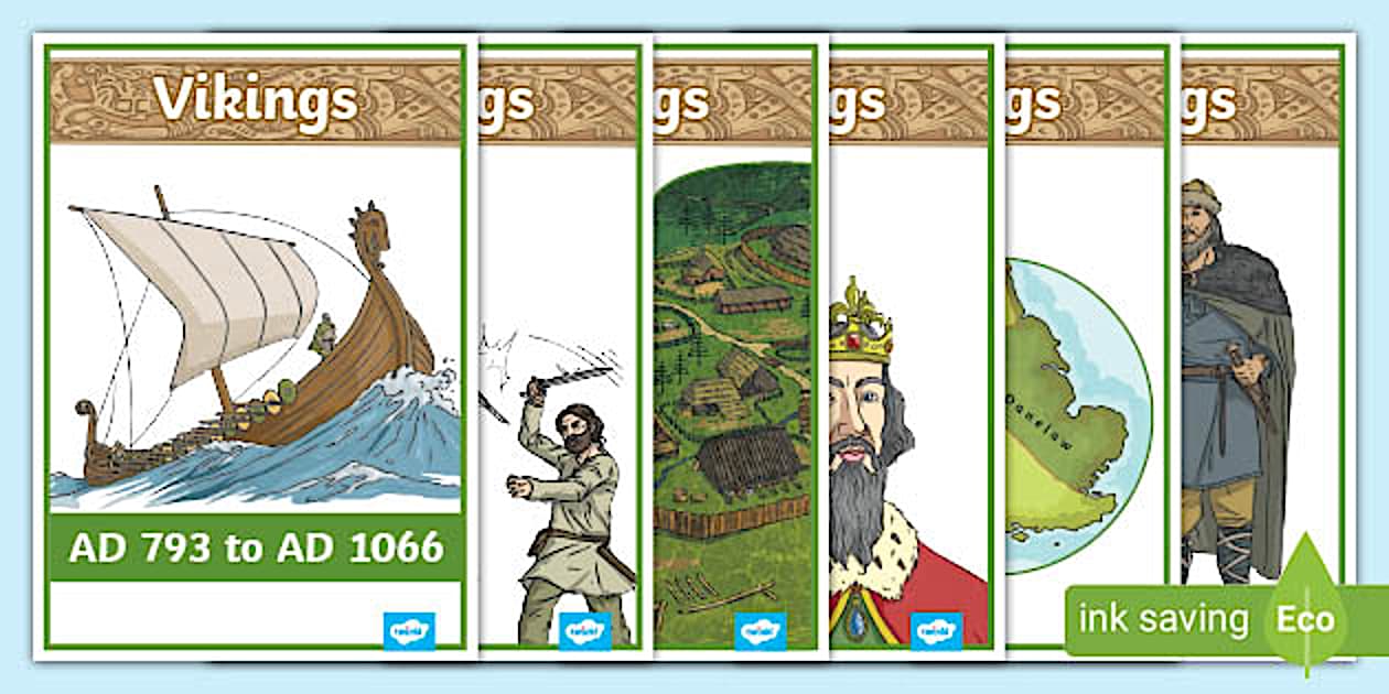 Viking Timeline Posters - Printable | KS2 History Timelines