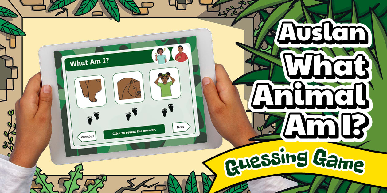 Auslan What Animal Am I? Guessing Game