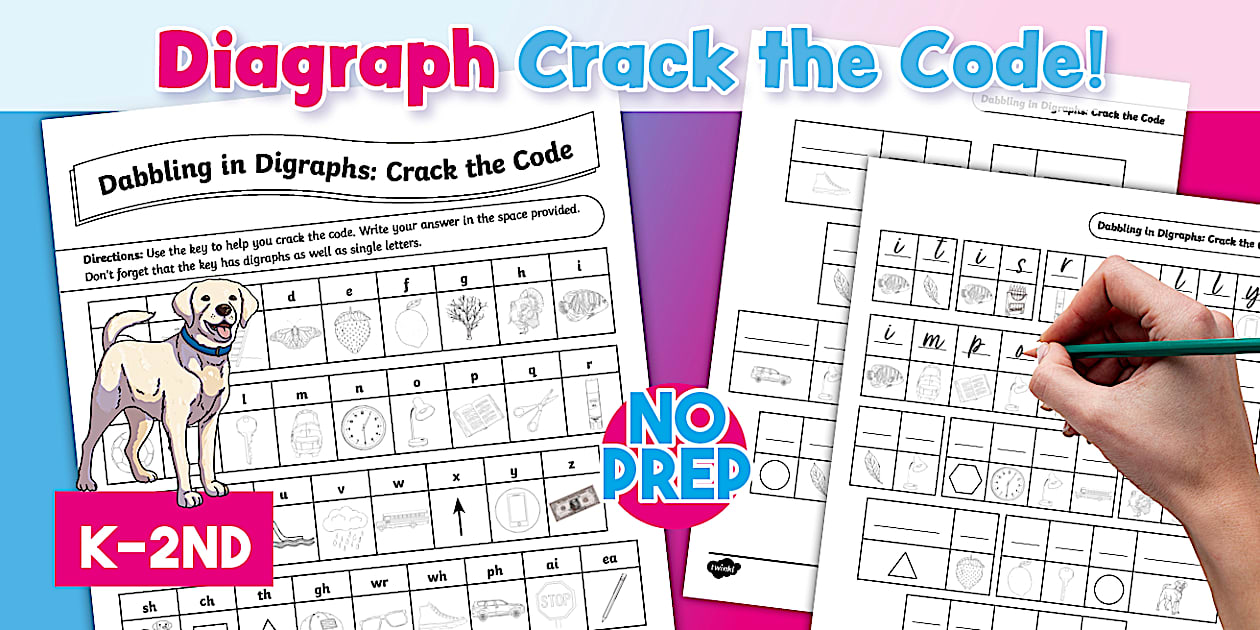 Fourth Grade Digraphs: Crack the Code (Teacher-Made)