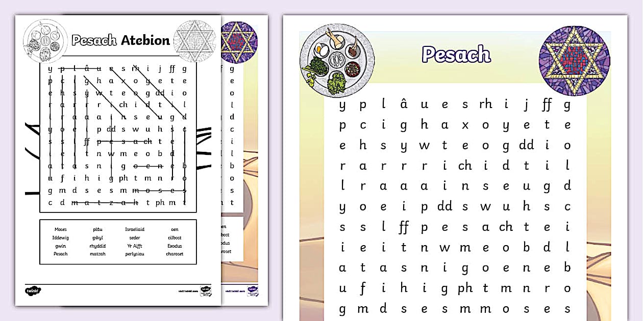 Chwilair Pesach (teacher made) - Twinkl