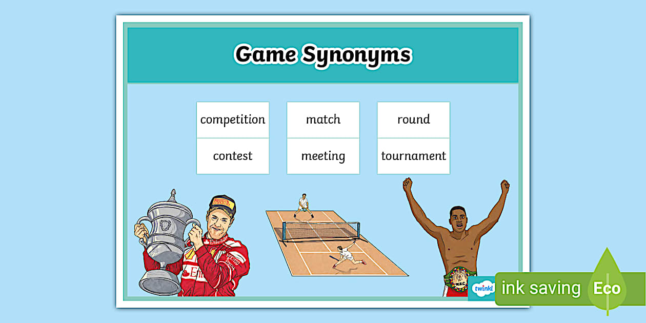 Game Synonyms Word Mat (creat de profesori) - Twinkl
