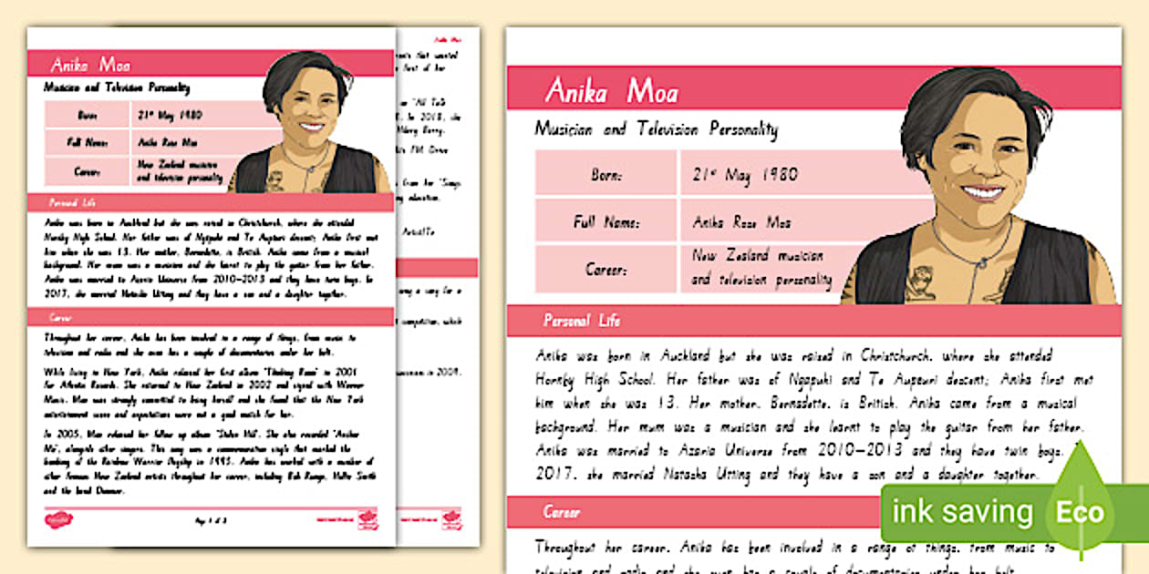 Anika Moa Fact File for Kids - Explore Her Life & Career