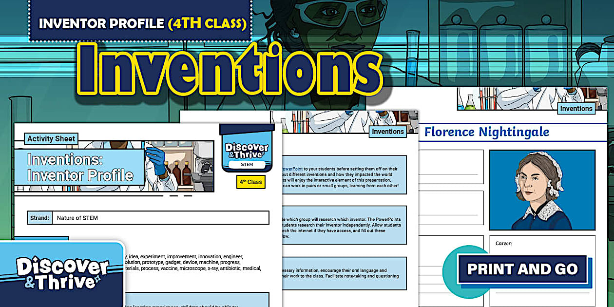 Inventor Profile Activity Sheet