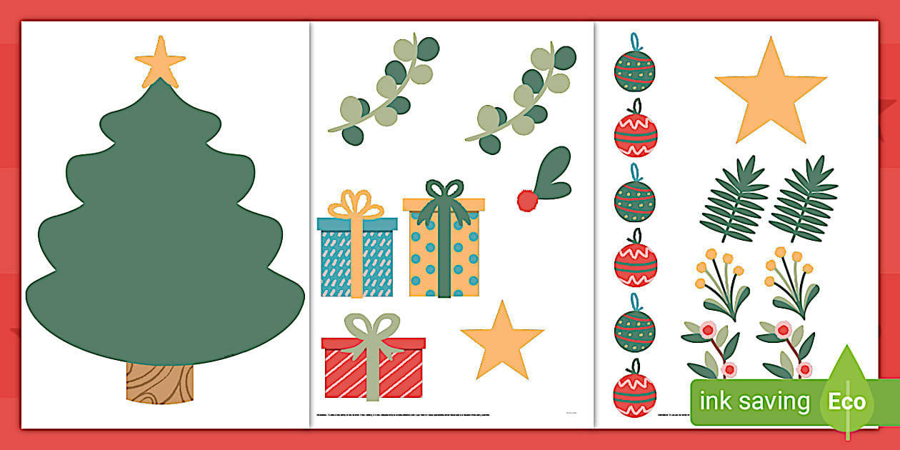 Christmas Tree Poster and Decorations (Teacher-Made)
