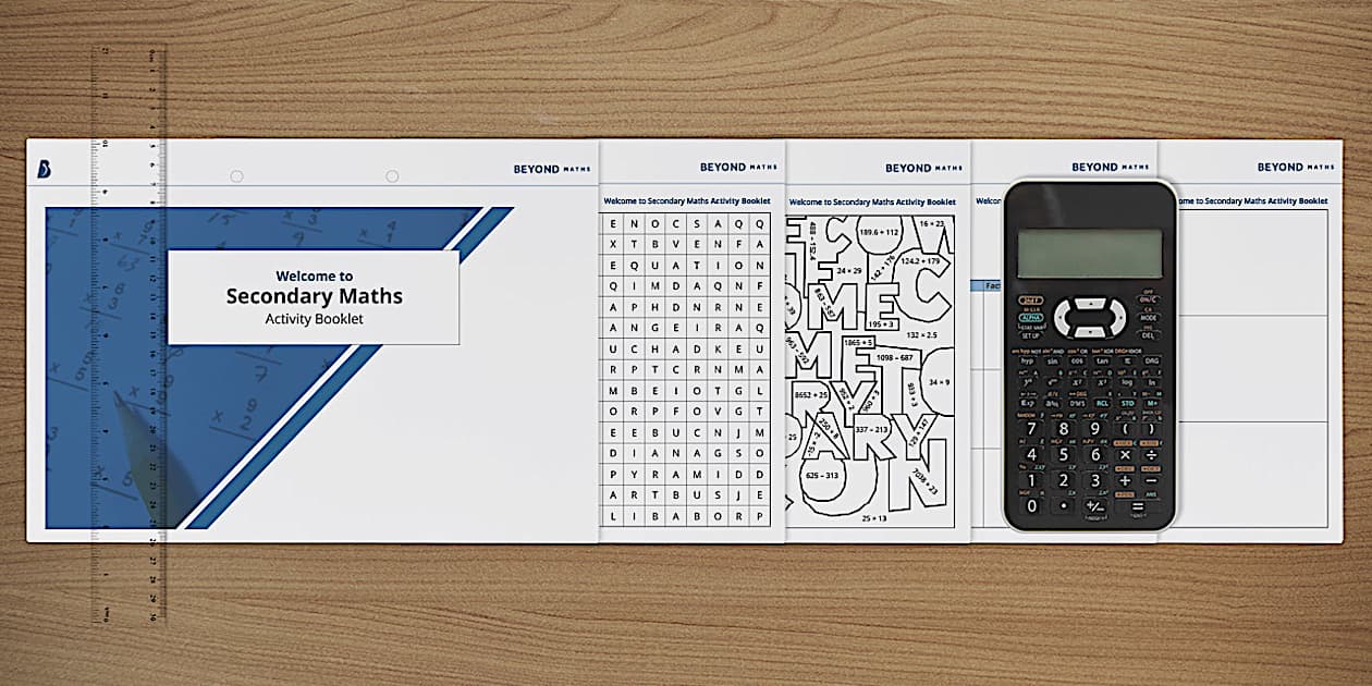 Welcome to Secondary Maths Activity Booklet - Beyond Maths