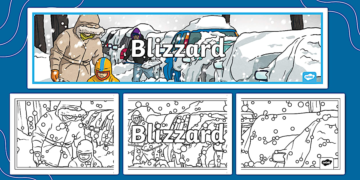Blizzard Banner (teacher made) - Twinkl