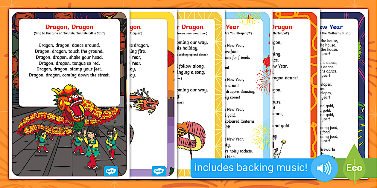 Chinese New Year Songs and Rhymes Pack | Twinkl - Twinkl