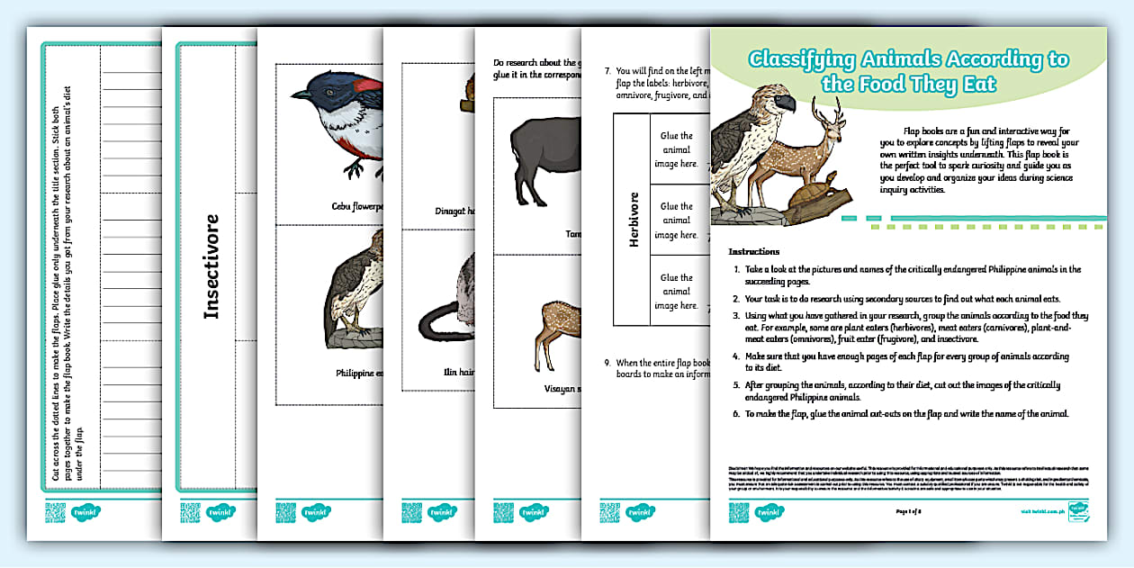 Classifying Animals According to the Food They Eat | Grade 4 | Twinkl