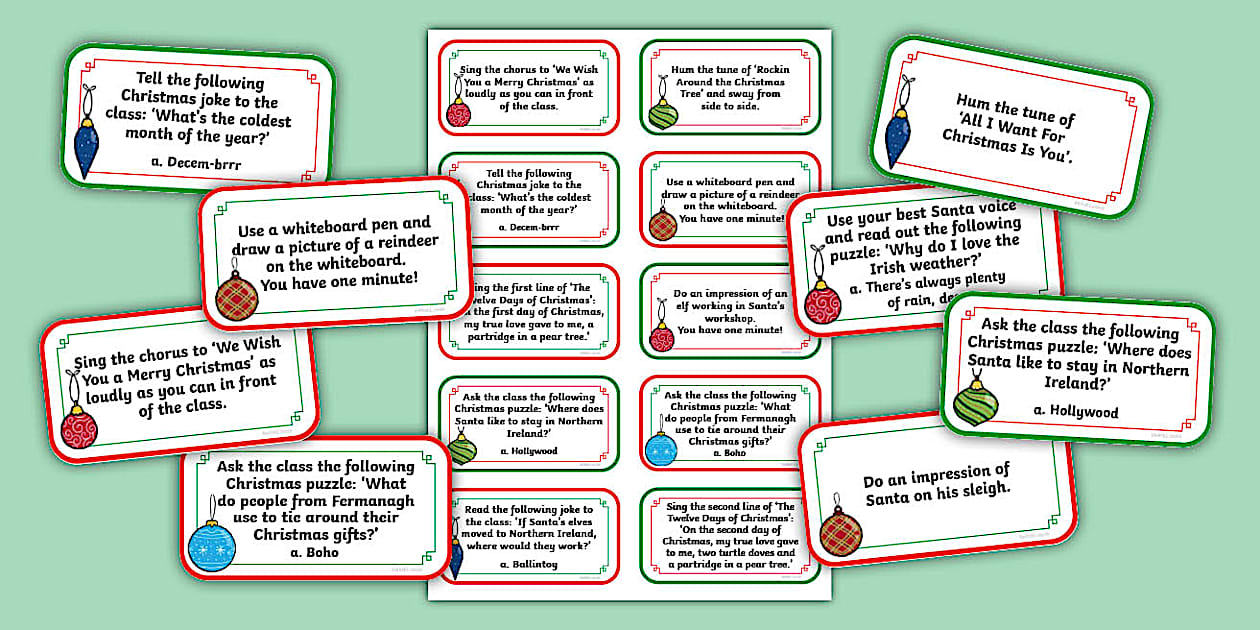 Christmas Dares | Christmas Games | Twinkl | Christmas | KS2