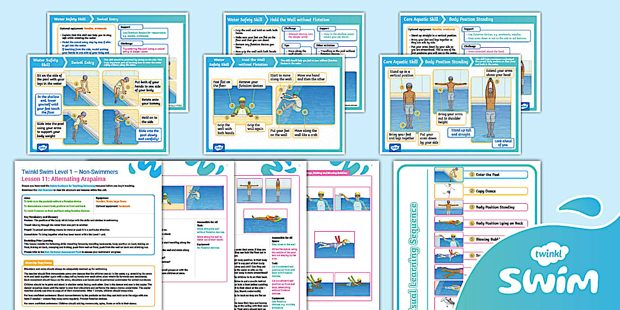 Twinkl Swim - Level 1 (Non-Swimmers) Lesson 11