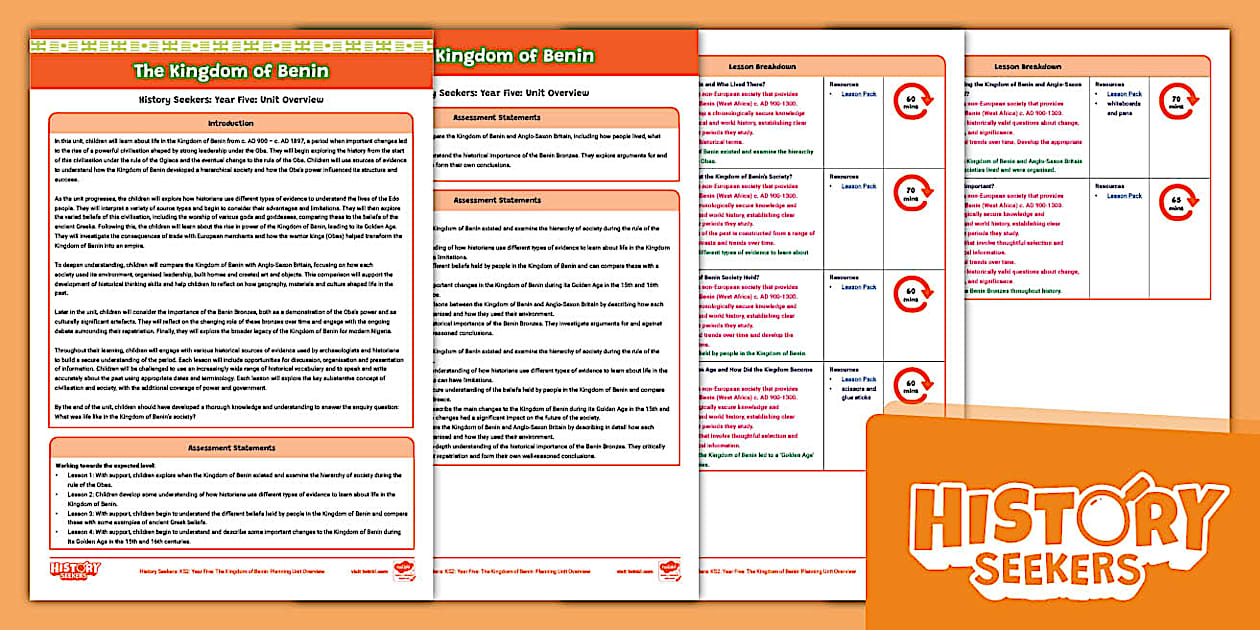 UKS2 History Seekers: Kingdom of Benin Overview