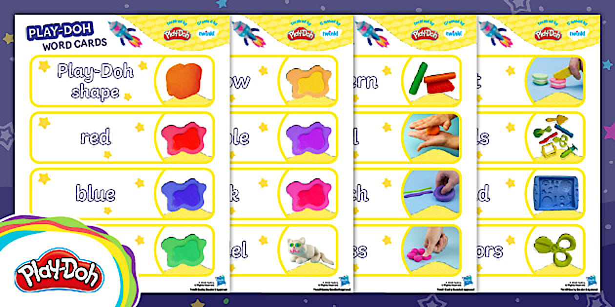 Play-Doh: Word Cards