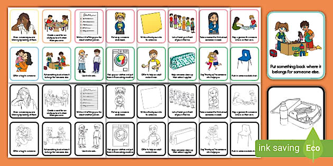 Random Acts Of Kindness Cards Resources For Kids | Twinkl