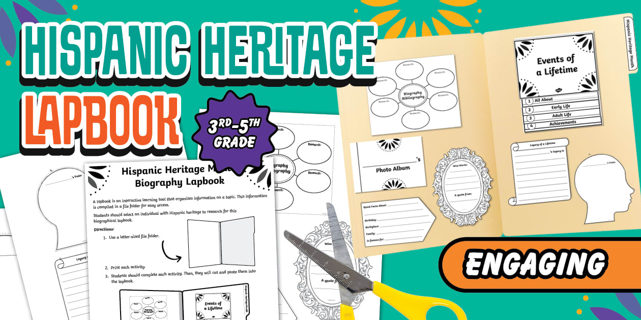 Hispanic Heritage Month Biography Lapbook