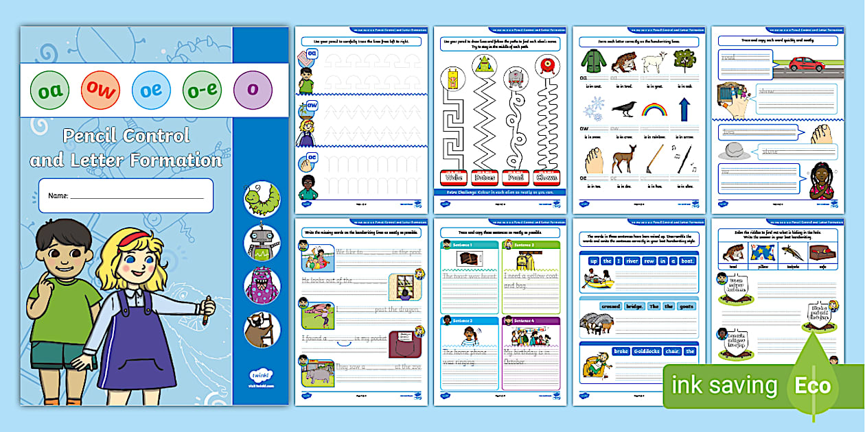 OA OW OE O-E O Activity Booklet (teacher made) - Twinkl
