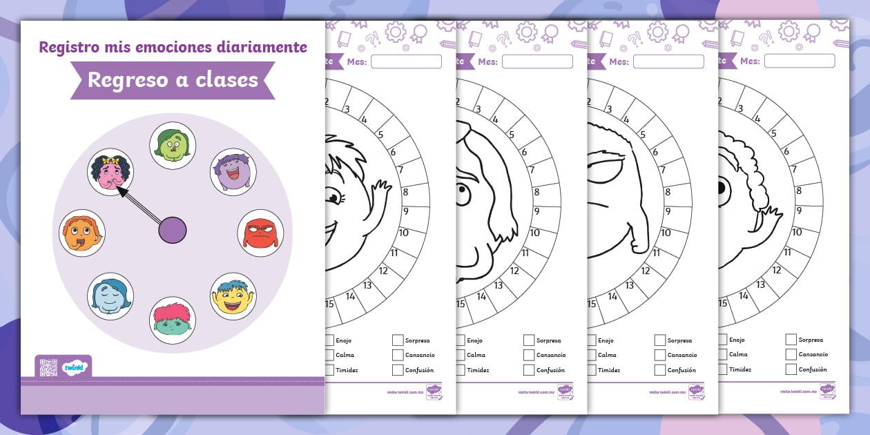 Regreso a clases - registro de emociones (teacher made)