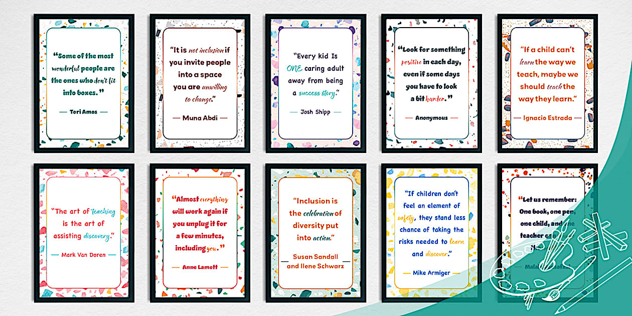 SEND Inspirational Quotes Posters Pack | Twinkl Art Gallery