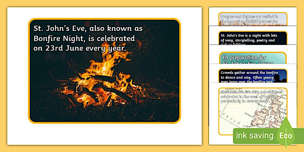 St. John's Eve Display Photos (teacher made) - Twinkl