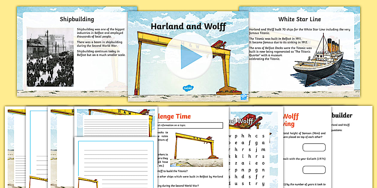 Harland and Wolff Resource Pack