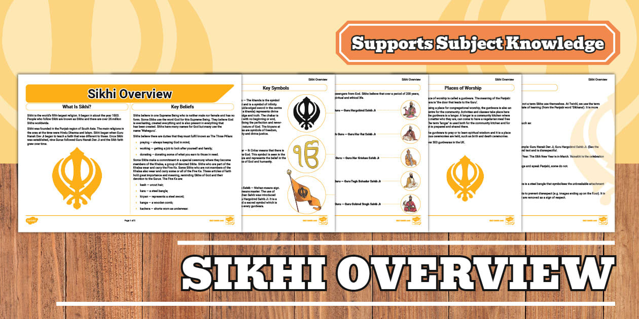 RE CPD – Sikhi Overview