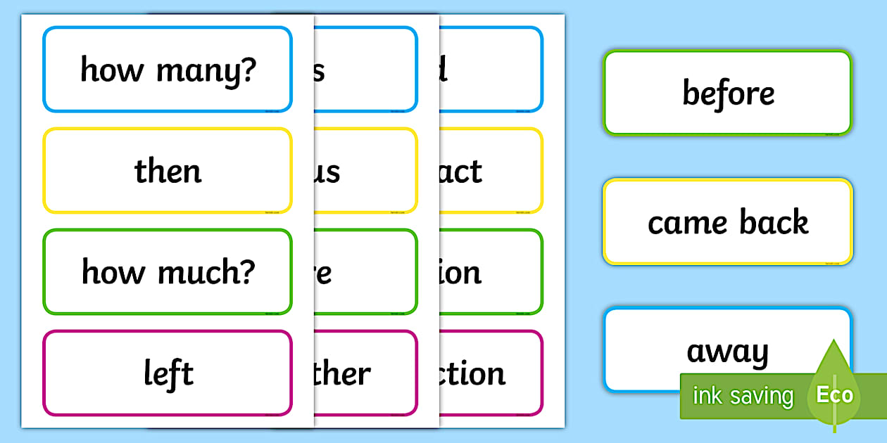 Problem Solving Word Cards (professor feito) - Twinkl