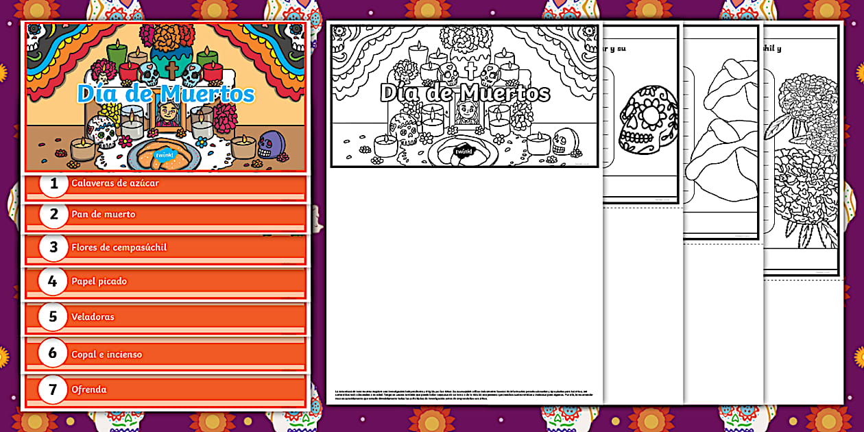 Flipbook Día de Muertos (Hecho por educadores) - Twinkl