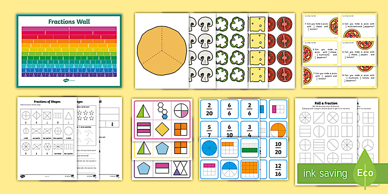 Fractions Activity | Maths | Twinkl (teacher made) - Twinkl
