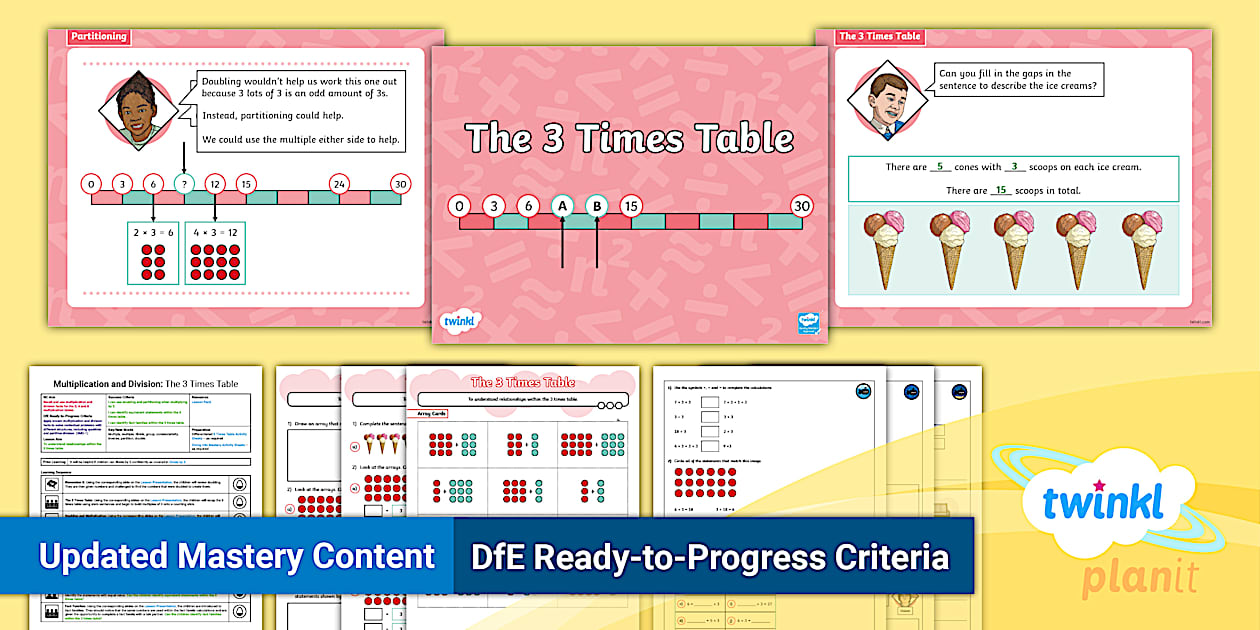 Y3 Multiplication and Division Planit Maths Lesson 3