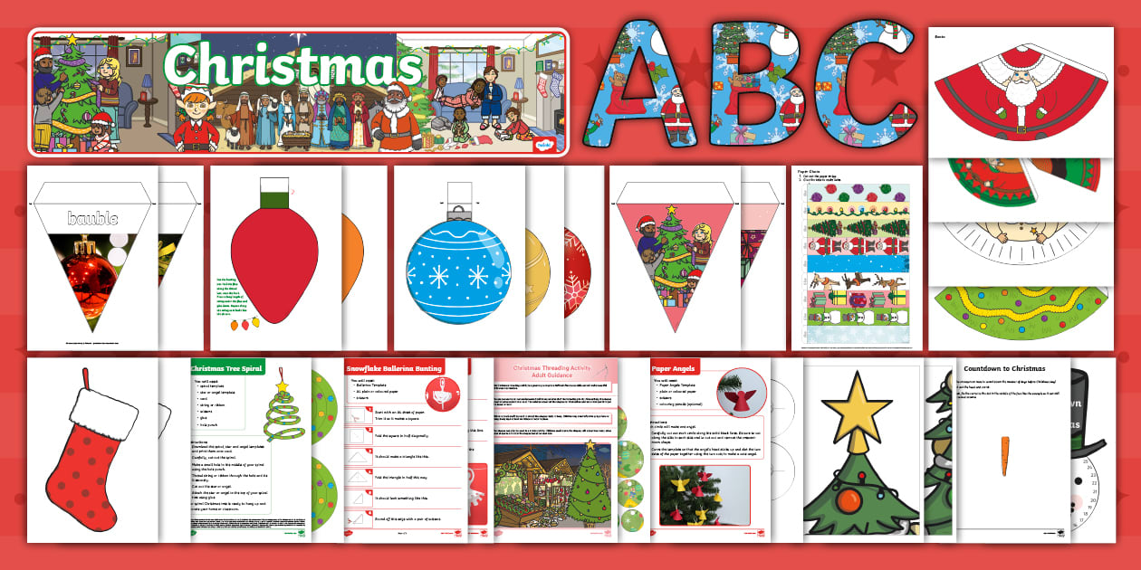 Christmas Classroom Decorations Pack | Primary Resource