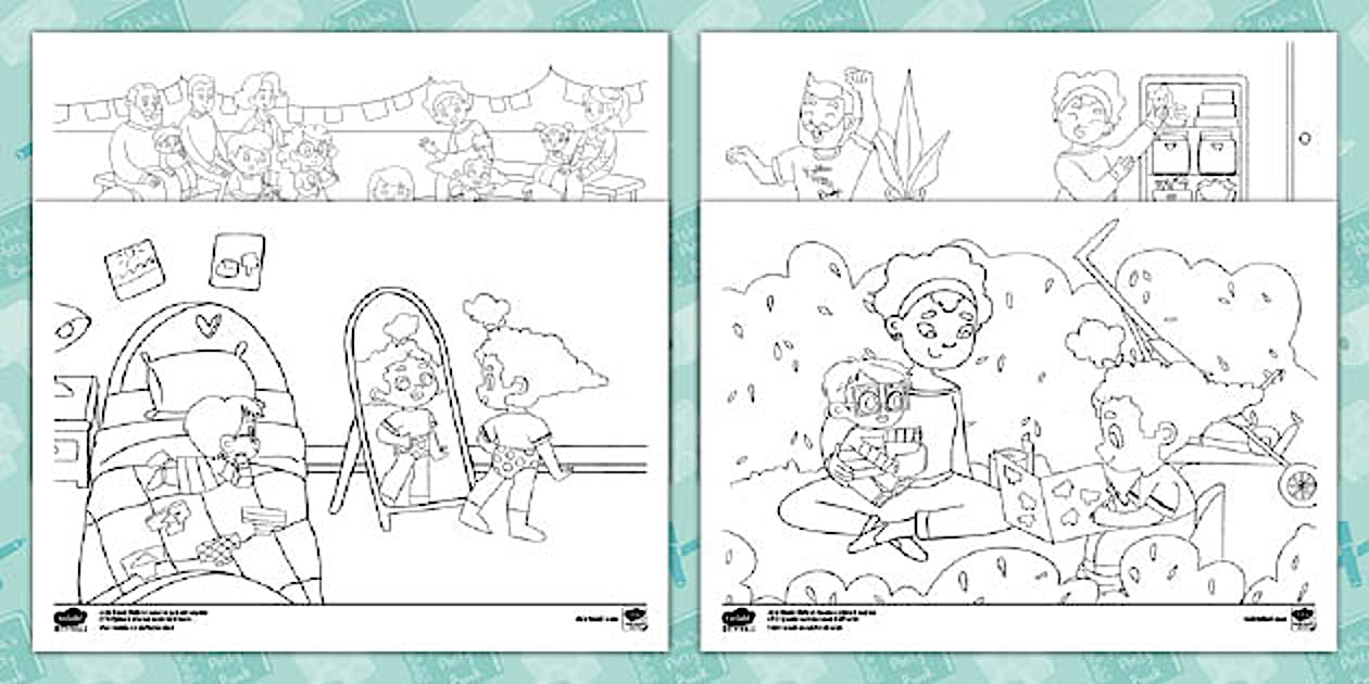 Potty Training Colouring Sheets | Asha's Potty | Twinkl