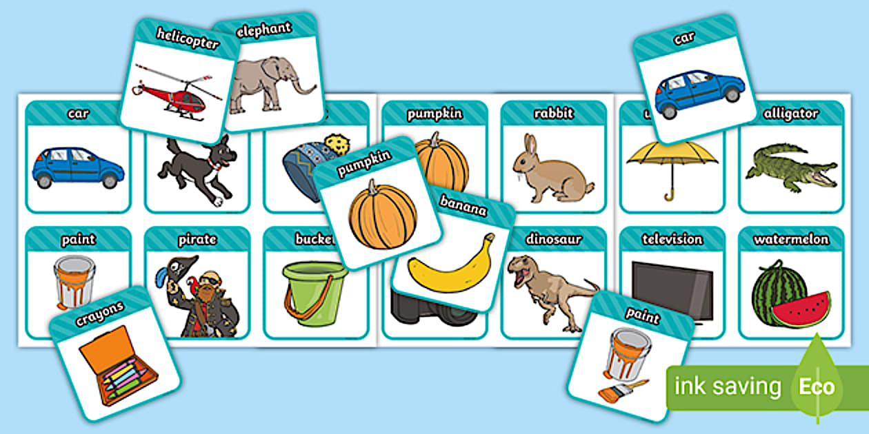 Phase 1 Phonics: Playing with Words Activity Cards - Twinkl