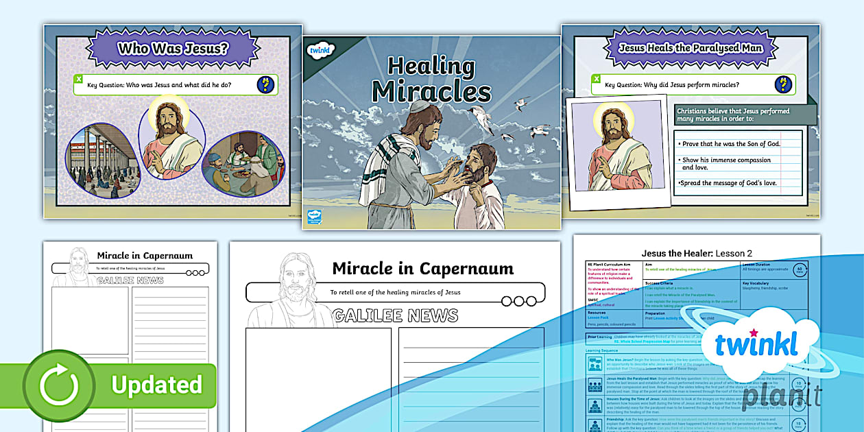 RE: Jesus the Healer: The Paralysed Man Year 5 Lesson Pack 2