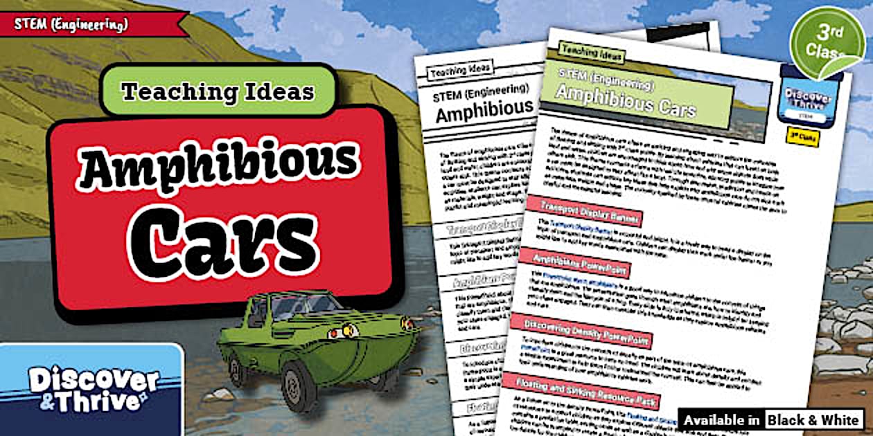 Amphibious Cars Teaching Ideas 3rd Class