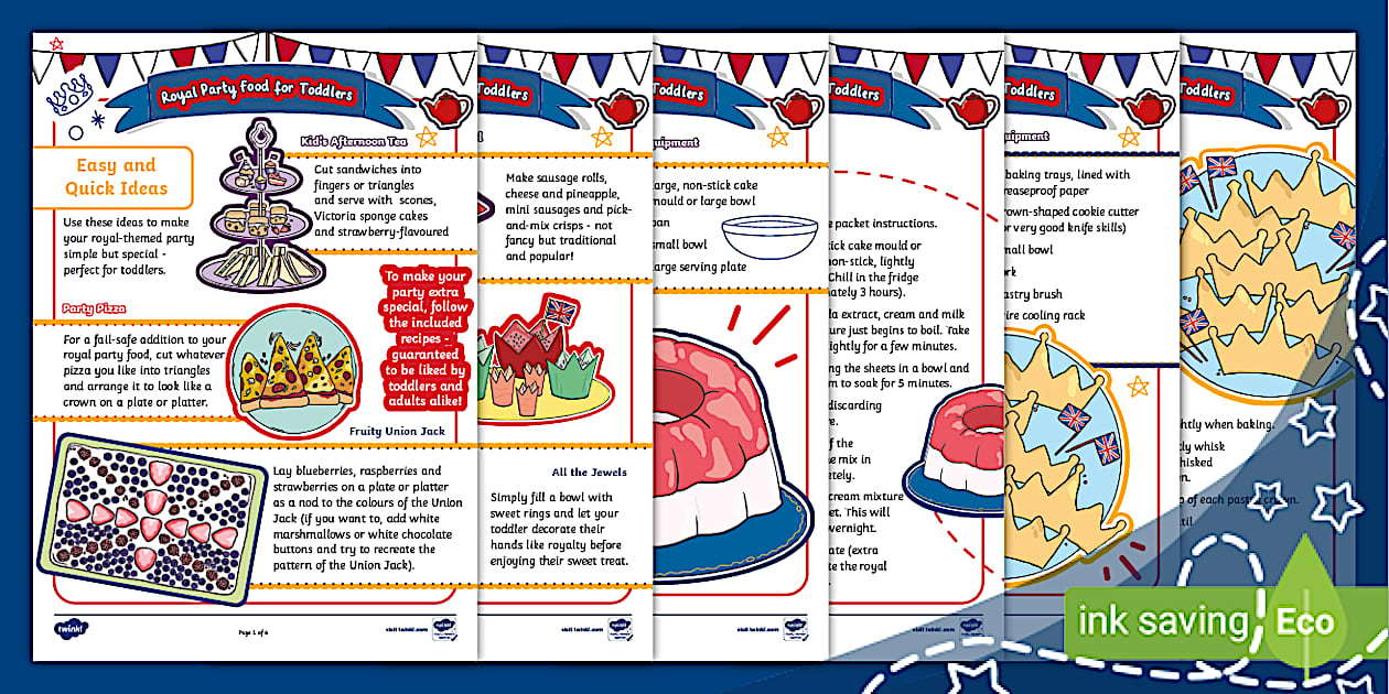 Royal Party Food for Toddlers