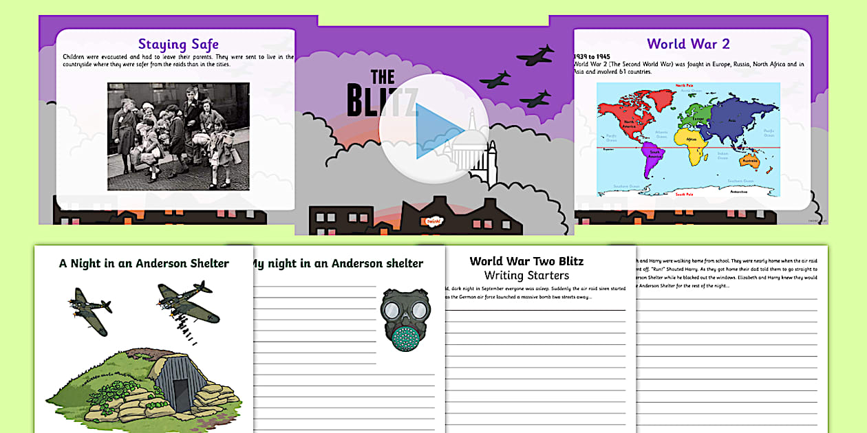 The Blitz Activity Pack (teacher made) - Twinkl