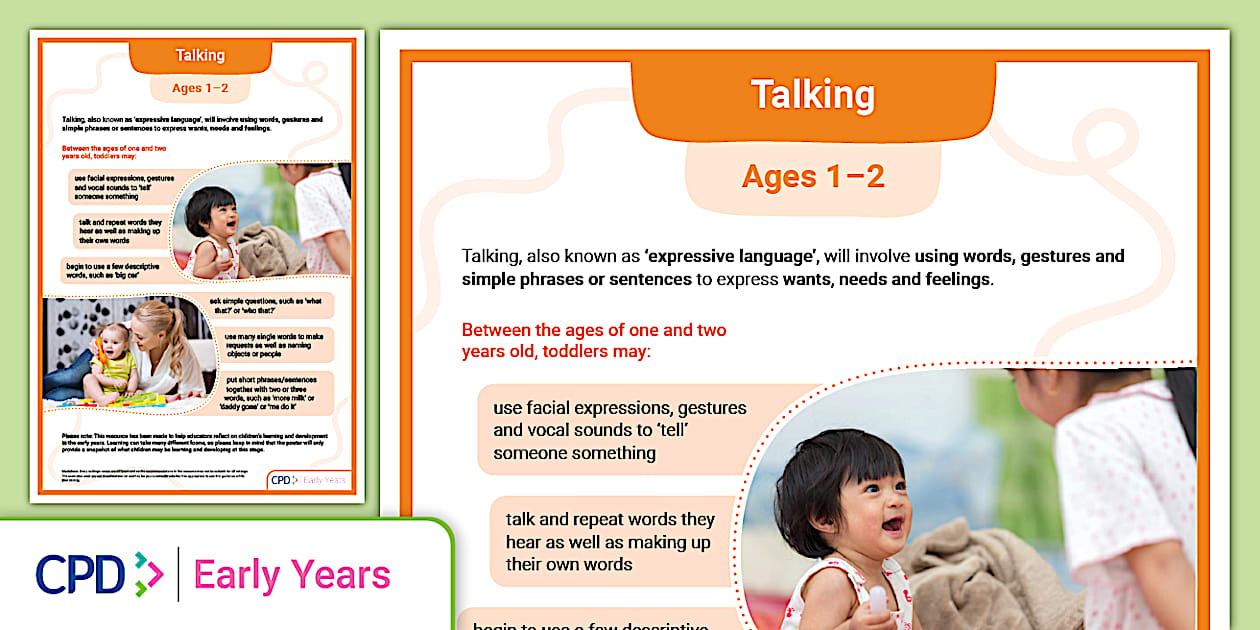 Talking (Ages One to Two) | Early Years CPD