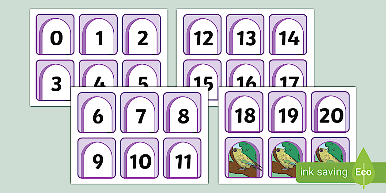 Kea Couples Number Bonds to 20 Memory Game (teacher made)