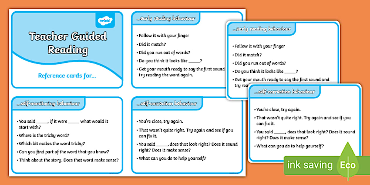 Teacher Guided Reading Reference Notes (teacher made)