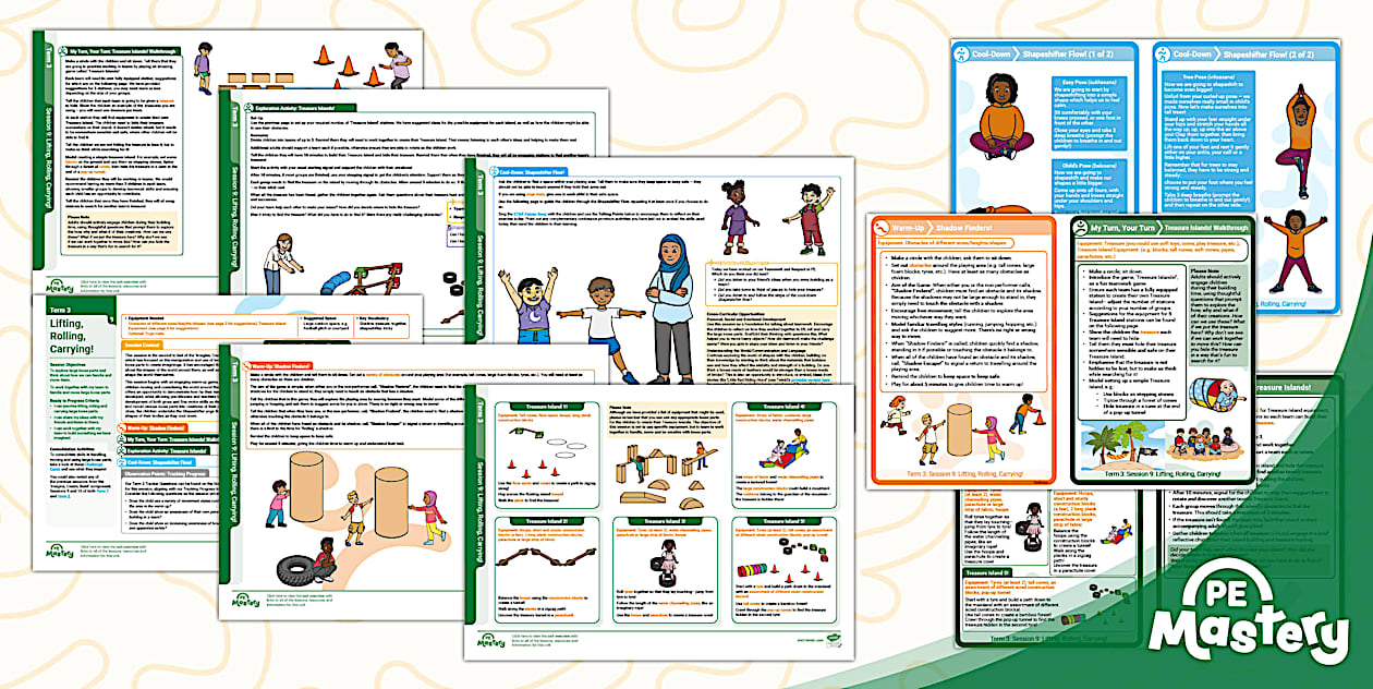 PE Mastery: Nursery PD: Term 3: S9- Lifting, Rolling...